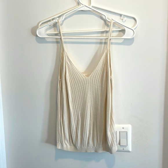 Anthropologie | Tops | Cute Basic White Tank | Poshmark